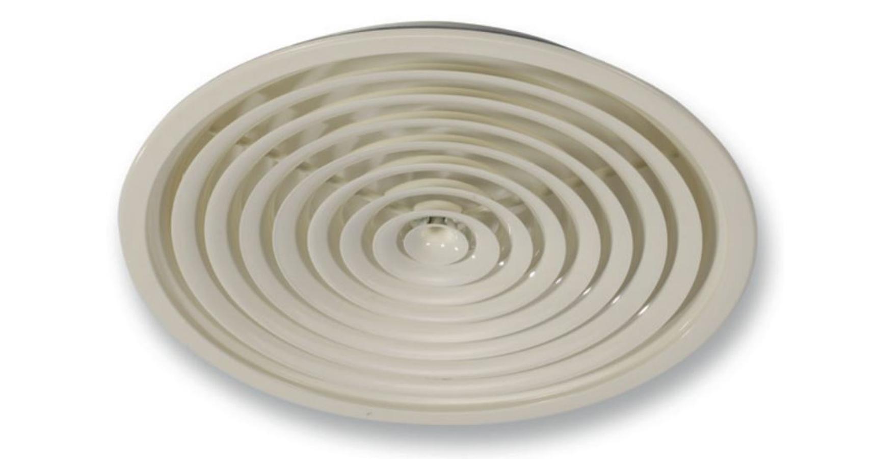 PRN 250 (RAL9016) Koncentrikus körös mennyezeti anemosztát - Ventpro Kft